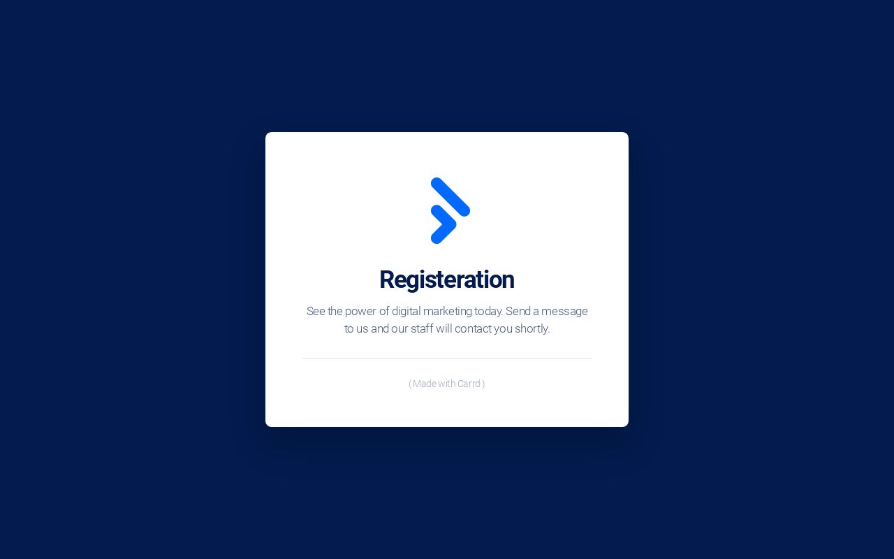 Registration | Friday Digital